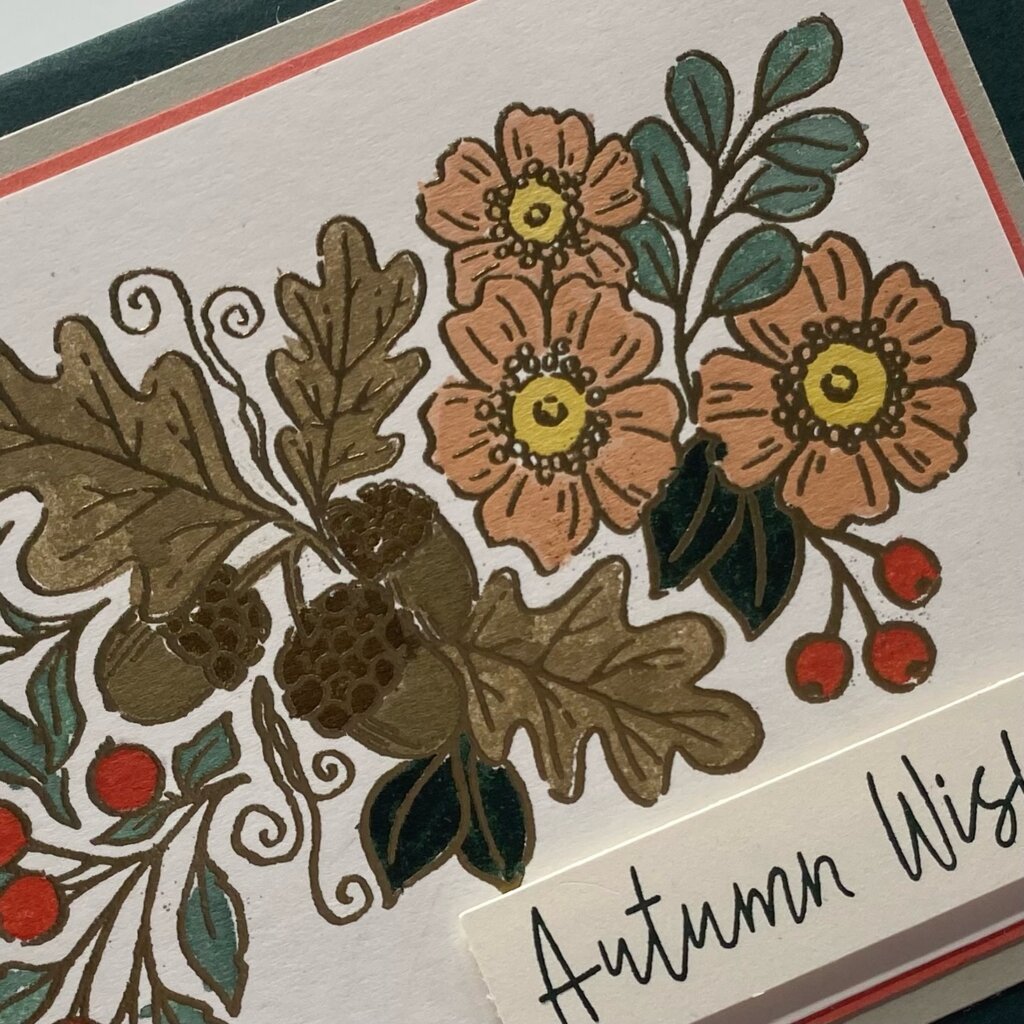 Fond of Autumn Card - Tonya Bowers