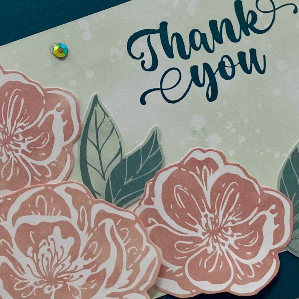 Thank You Card & Free Tutorial - Tonya Bowers